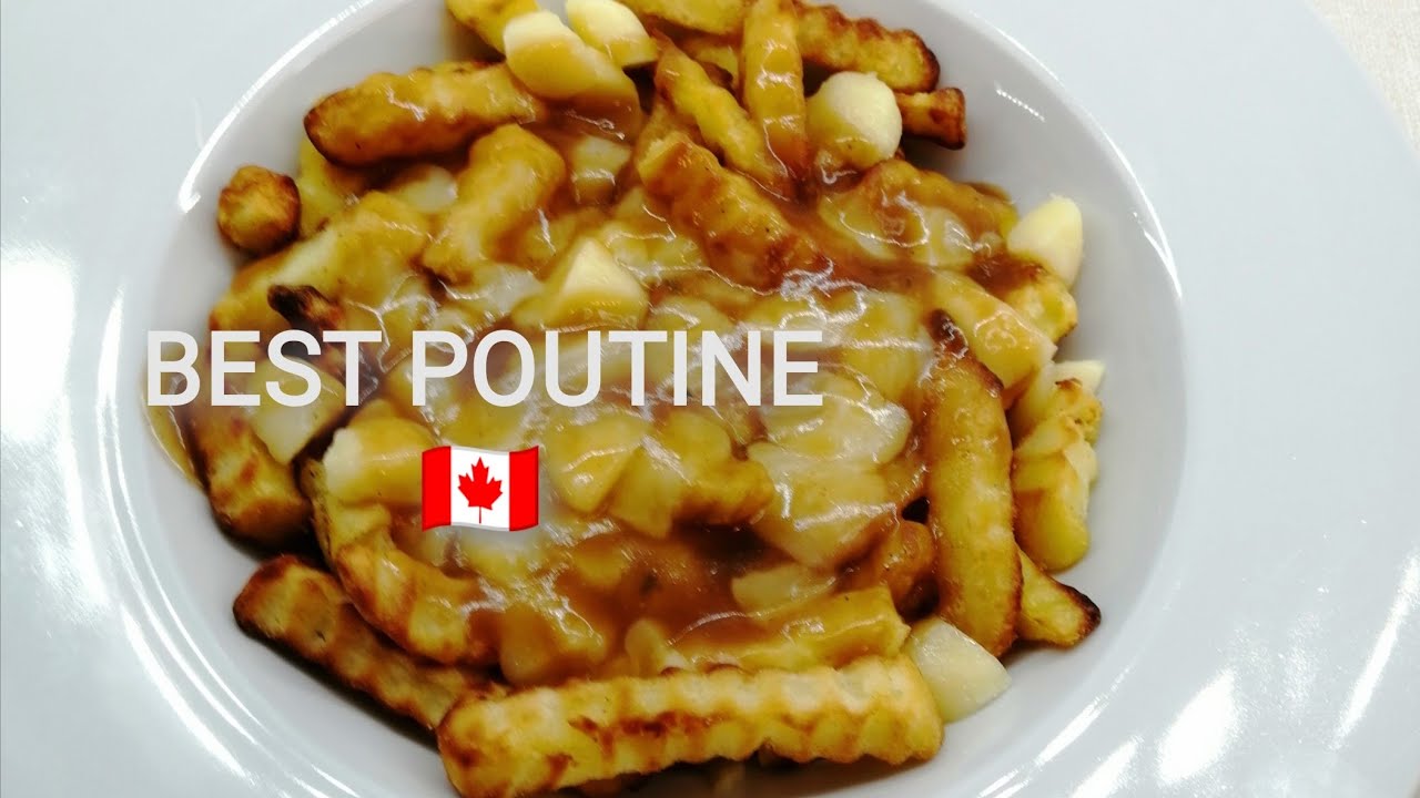HOW TO MAKE POUTINE 🇨🇦 FRENCH FRIES, GRAVY & CHEESE CURD | CANADIAN ...