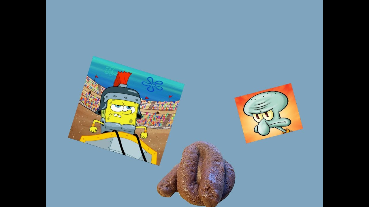 SpongeBob And Squidward find the poop - YouTube