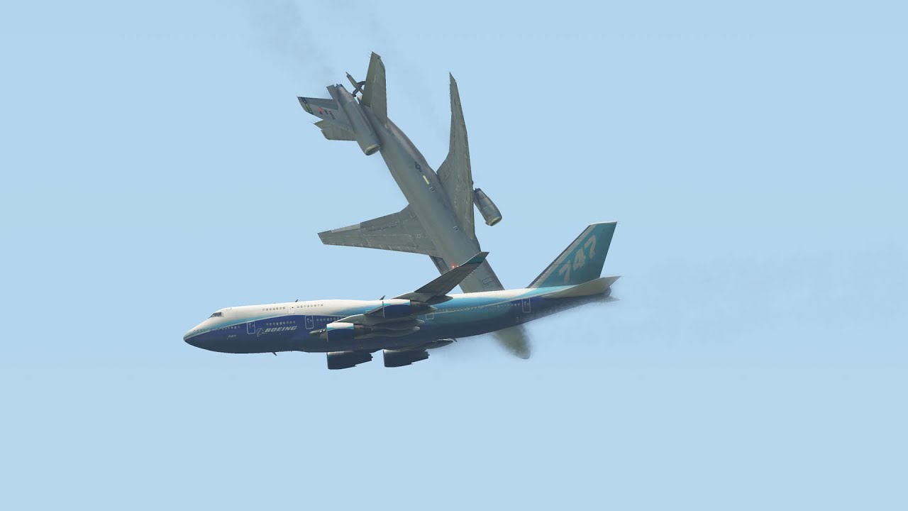 Two Airplanes COLLIDE IN MID-AIR during landing | Xplane 11 - YouTube