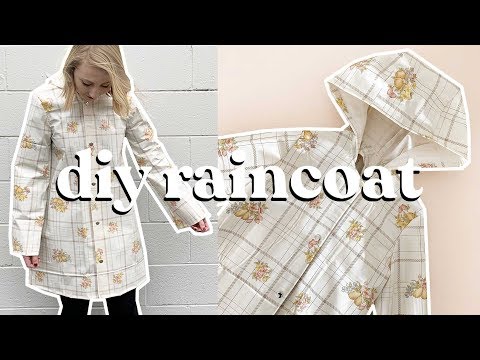How To Make A Raincoat | Retro PVC Tablecloth Thrift Flip