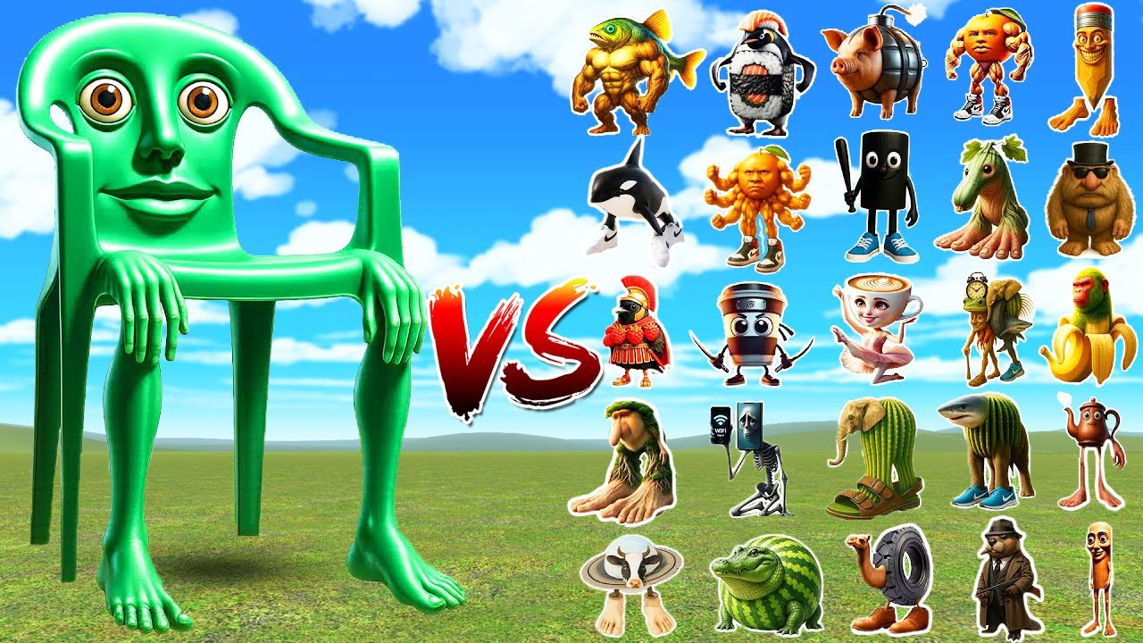 Karkerkar Kurkur Vs Todos Los ITALIAN BRAIN ROT en Garry's Mod 😨 - YouTube