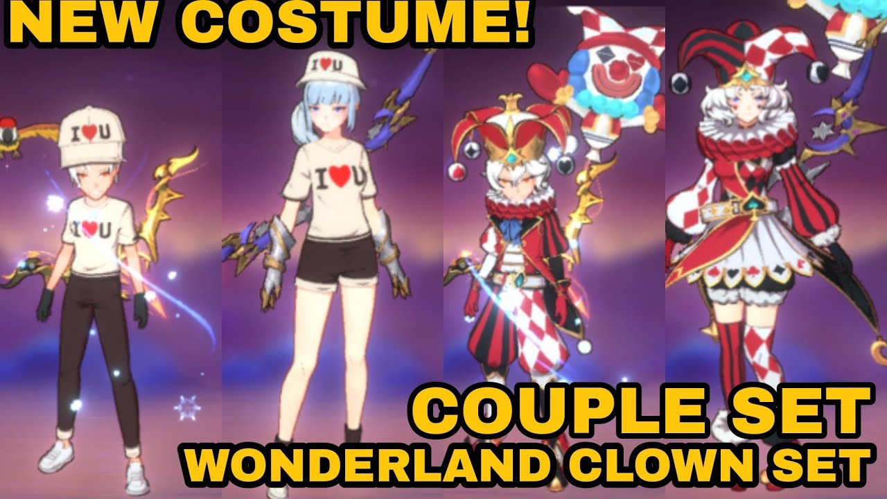 The Legend of Neverland: NEW COUPLE SET | WONDERLAND CLOWN (NEW COSTUME ...