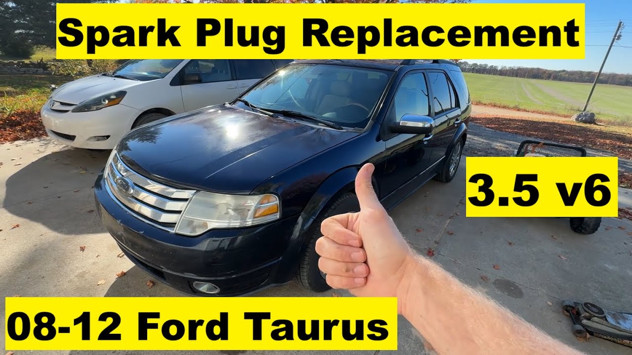Spark Plug Replacement 3.5 v6 Ford Taurus Lincoln MKZ 08 09 10 11 12 2008 2009 2010 2011 2012 ...