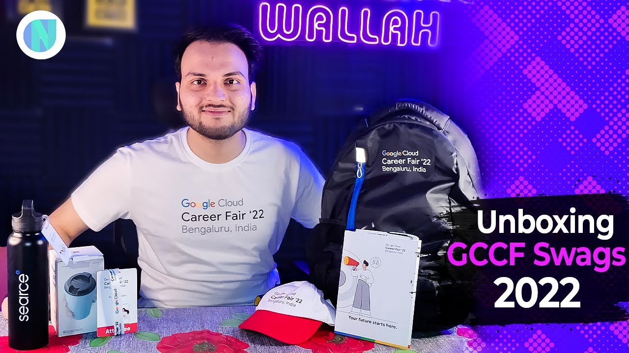 Unboxing Google Cloud Career Fair Goodies 2022 | Google Cloud Career ...