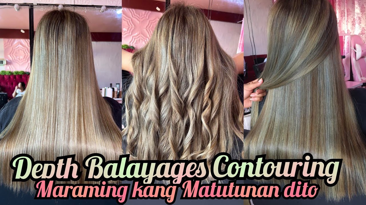 HOW TO DEPTH BALAYAGES CONTOURING - YouTube