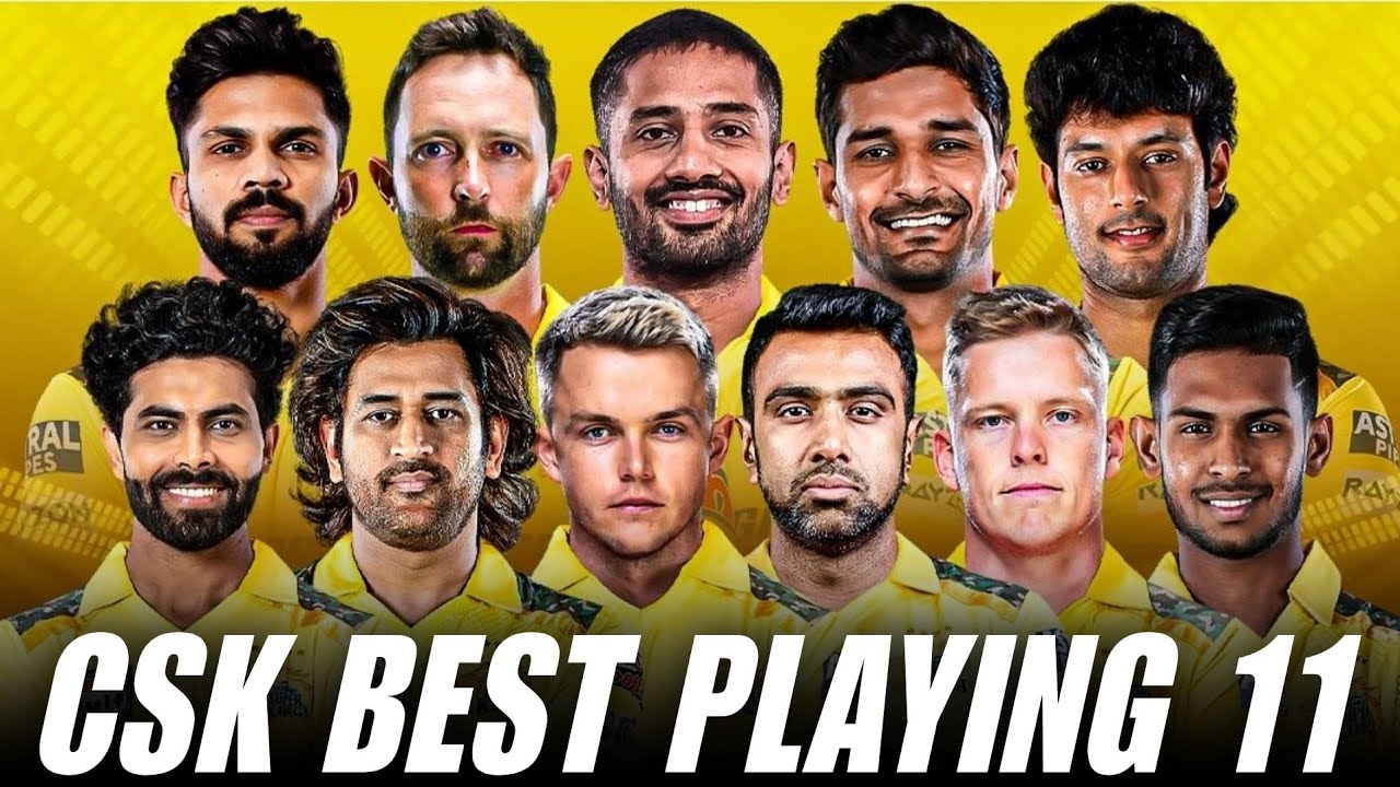 CSK Best Confirm Playing 11 ! IPL 2025 News - YouTube