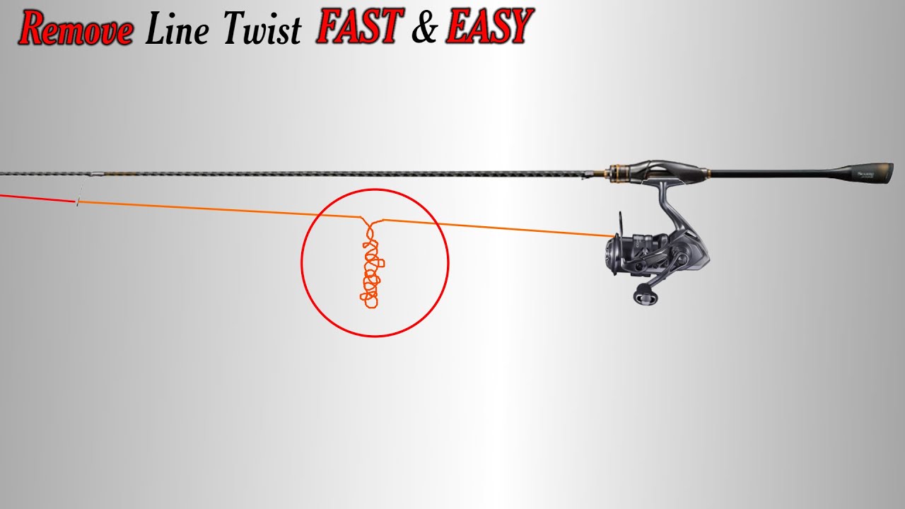 How to Remove Line twist FAST & EASY - YouTube