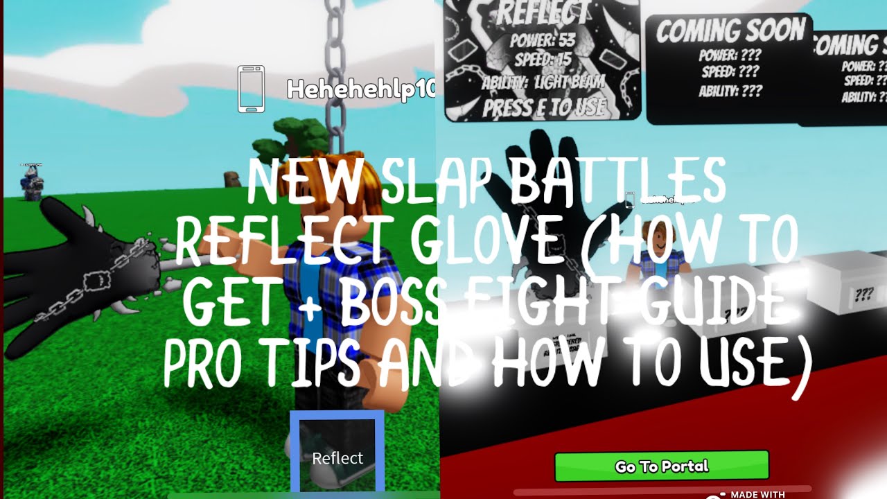 NEW SLAP BATTLES REFLECT GLOVE (HOW TO GET + BOSS FIGHT GUIDE PRO TIPS ...