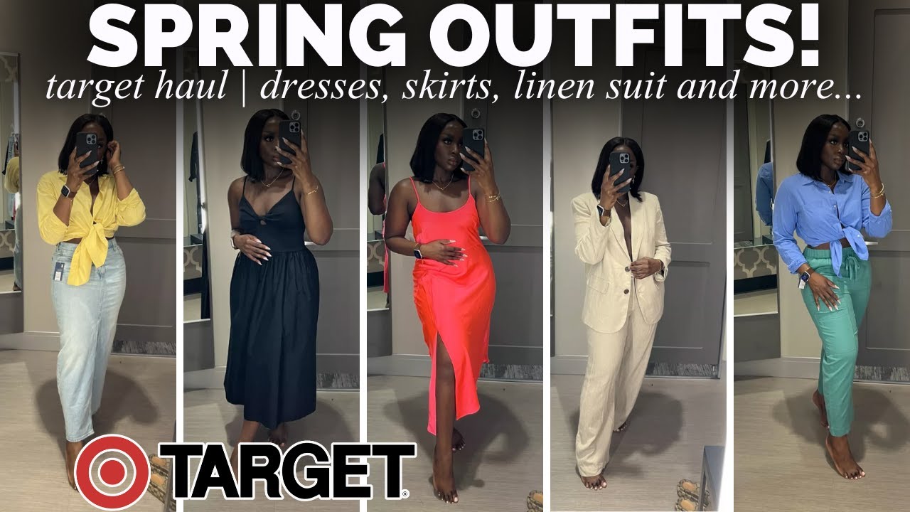 10 MUST HAVE SPRING OUTFITS from TARGET | SPRING HAUL 2024 - YouTube