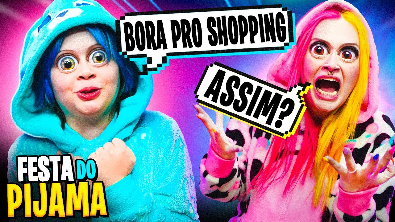 FESTA DO PIJAMA NO SHOPPING 🤣 DEU RUIM! ( Alec GO! Vlogs ) - YouTube