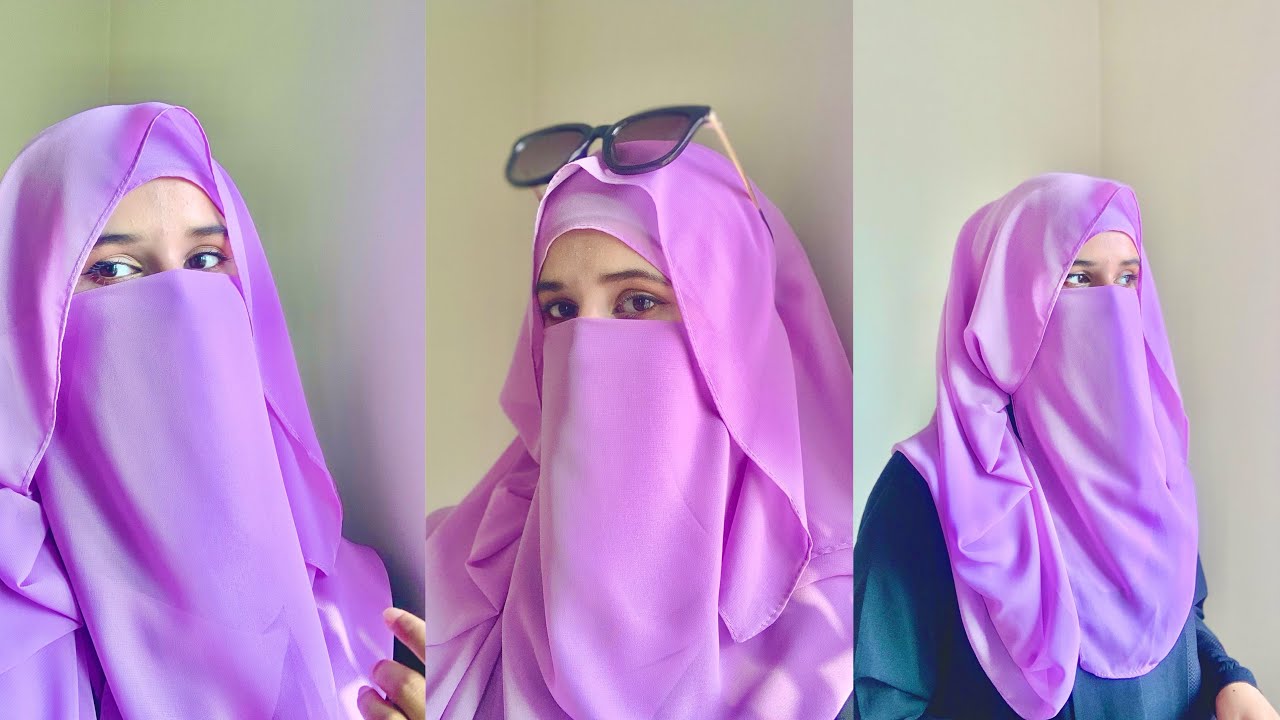 Hijab with same nikab and same cap || hijab with cap || hijab with ...