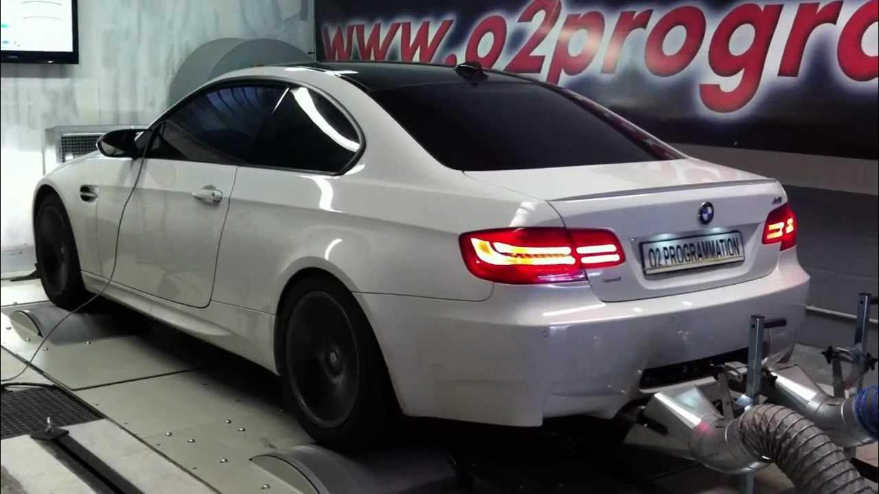Test dyno banc de puissance reprogrammation moteur BMW M3 E92 ...
