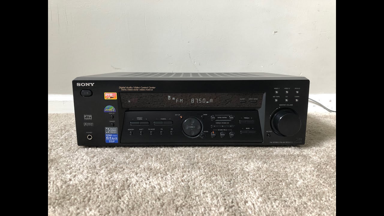 Sony STR-K740P 5.1 Home Theater Surround Receiver - YouTube