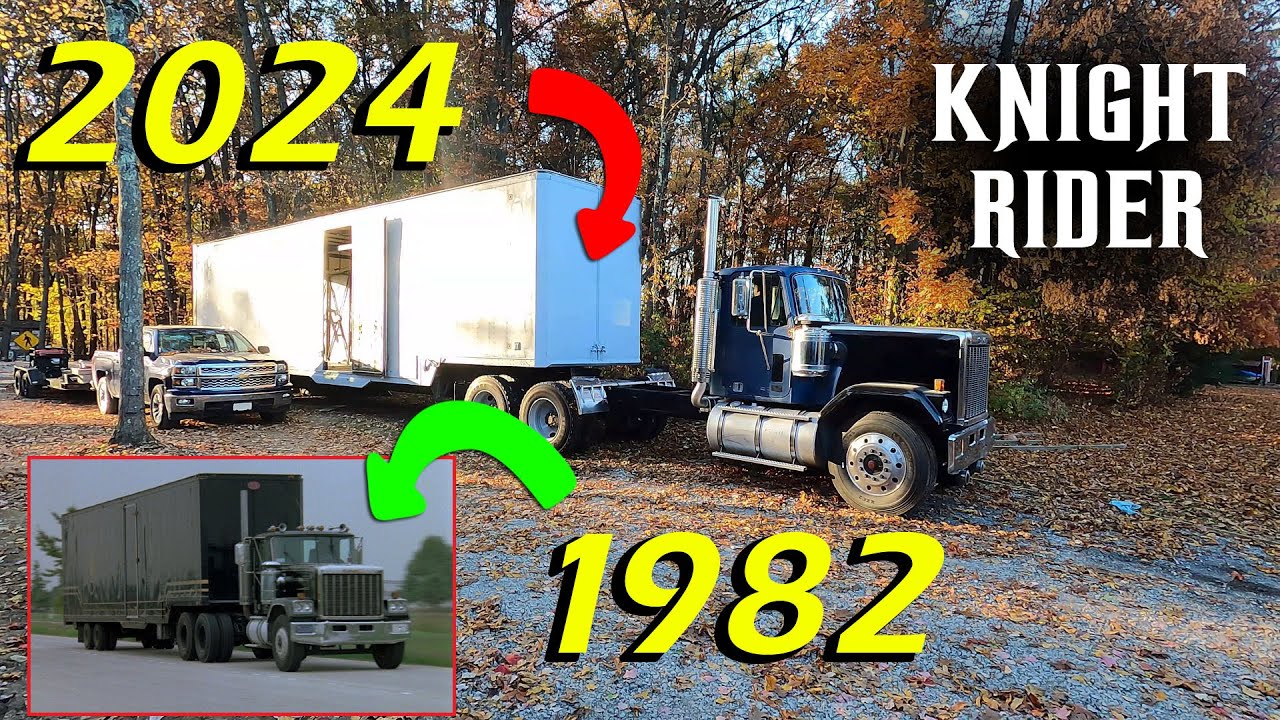 Knight Rider Screen Used Semi Tractor & Trailer Reconnected - First ...