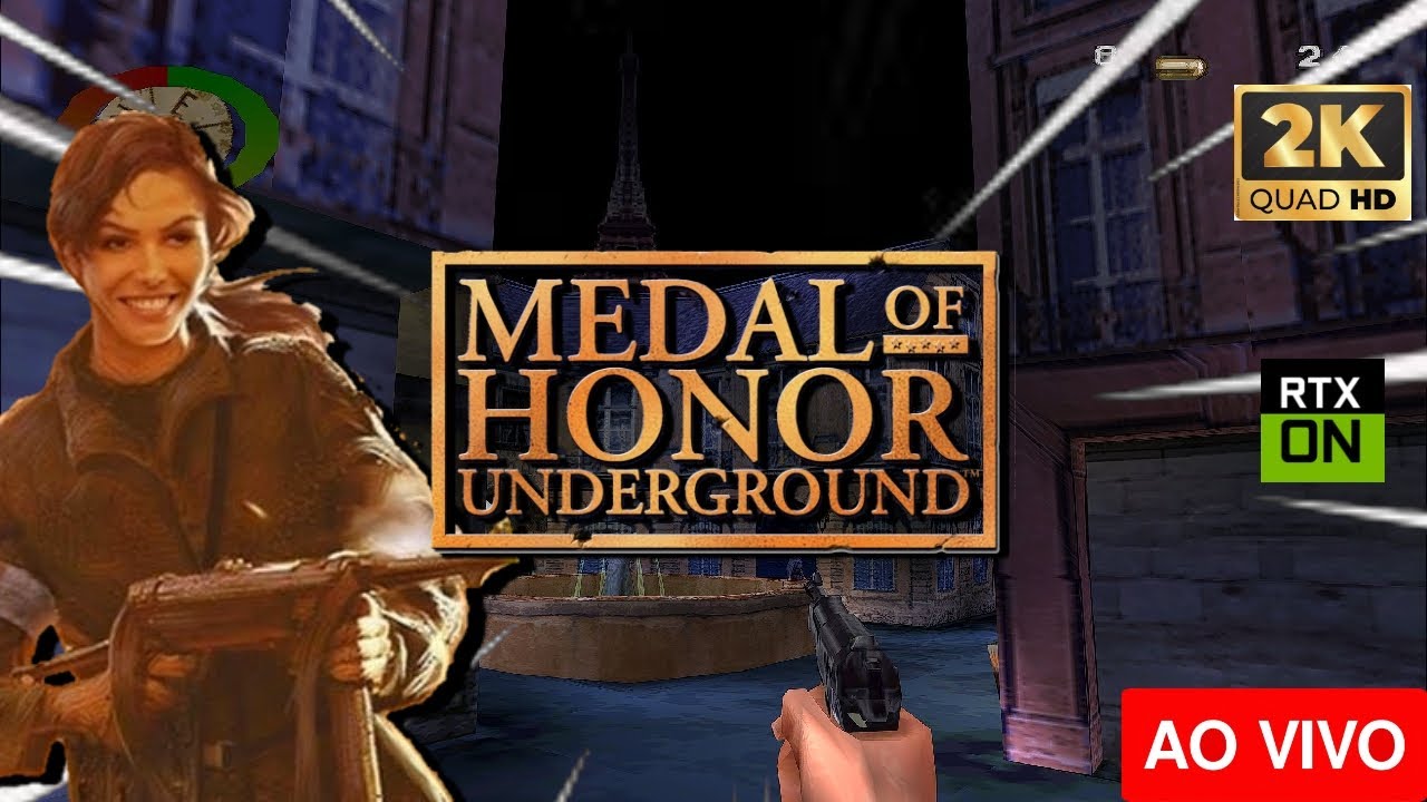 MEDAL OF HONOR UNDERGROUND PS1 + PHASE ZERO (DEMO DE GAME INSPIRADO EM RESIDENT EVIL CLÁSSICO ...