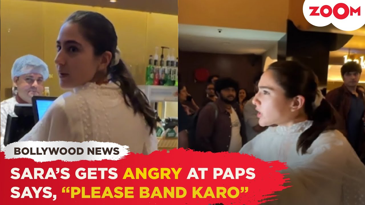Sara Ali Khan's angry OUTBURST on paps as they try to click her ...