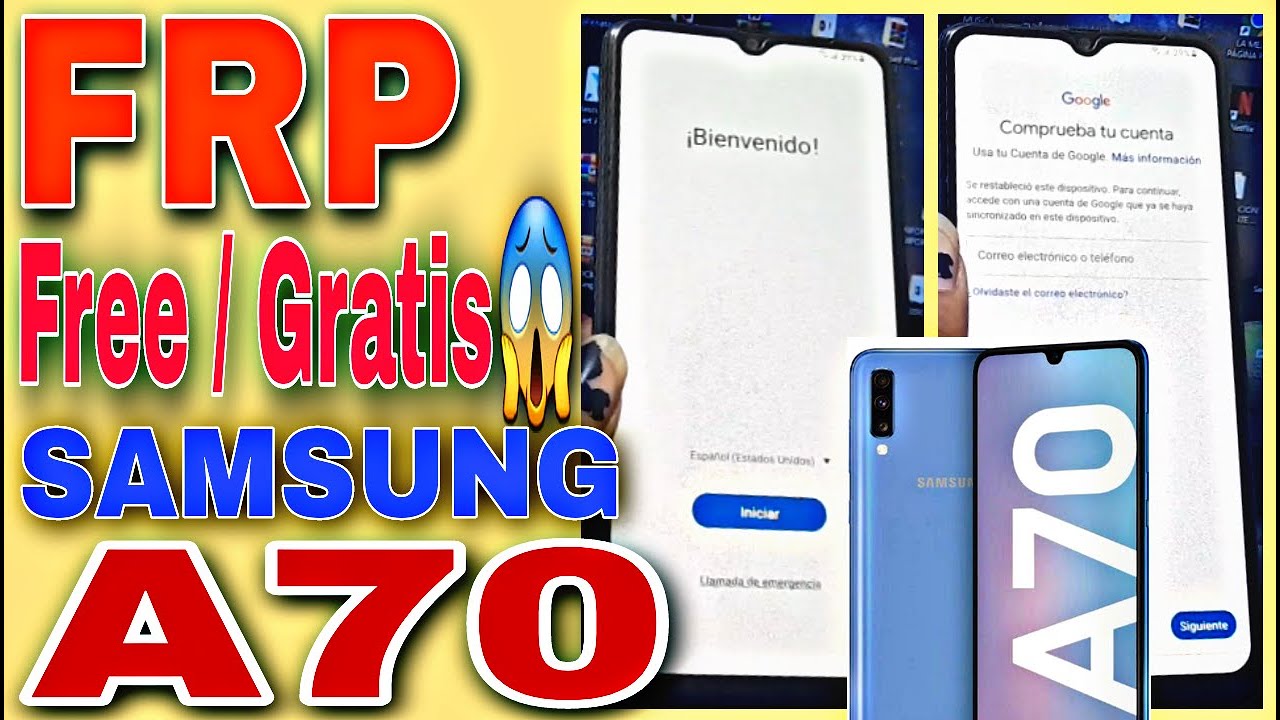Frp A70 Nueva Seguridad, Quitar Cuenta De Google Samsung Galaxy A70 - YouTube