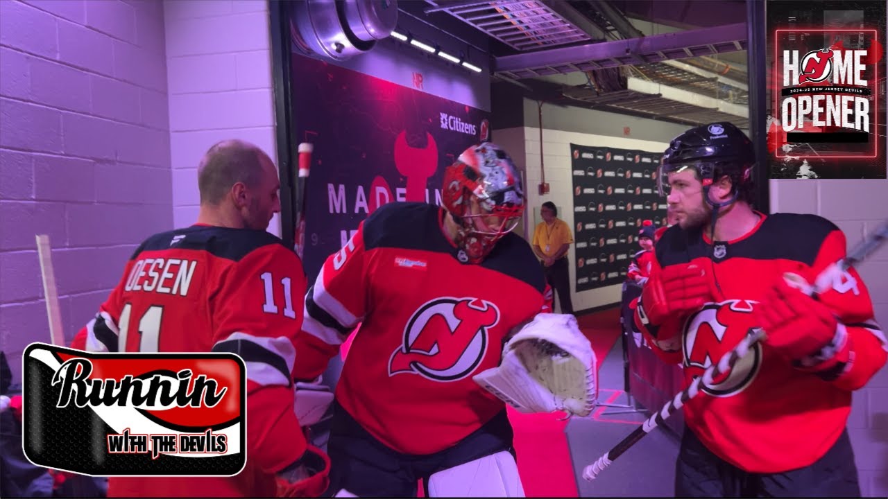 NJ Devils Leaving Locker Room Before Home Opener ALL ACCESS 10/10/24 ...