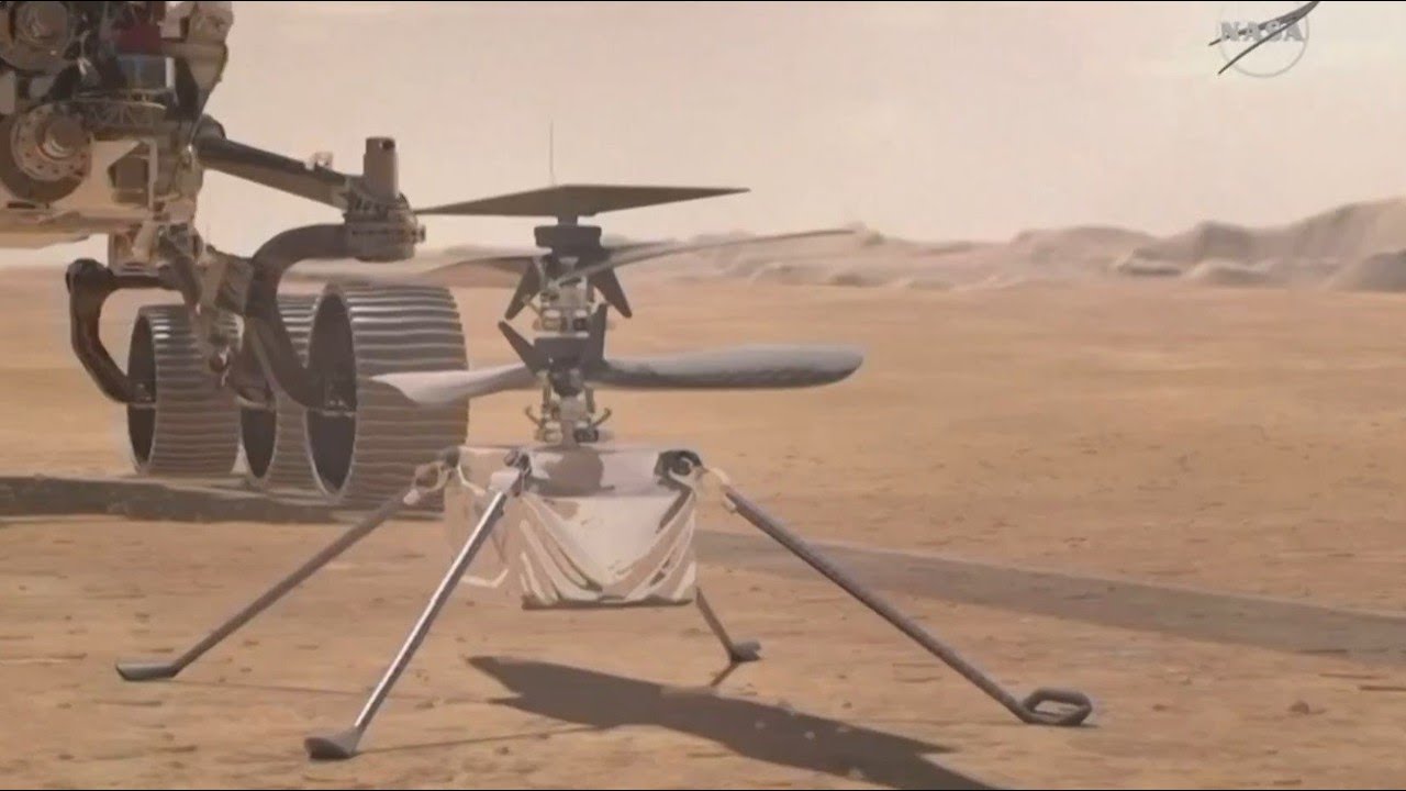 Successful Mars helicopter flight 'worked pretty much flawlessly' - YouTube