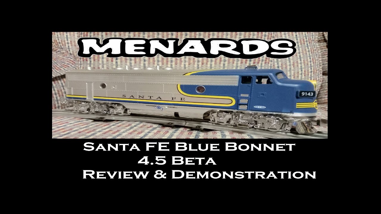 Menards Santa Fe Bluebonnet F Unit Review and Demo - YouTube
