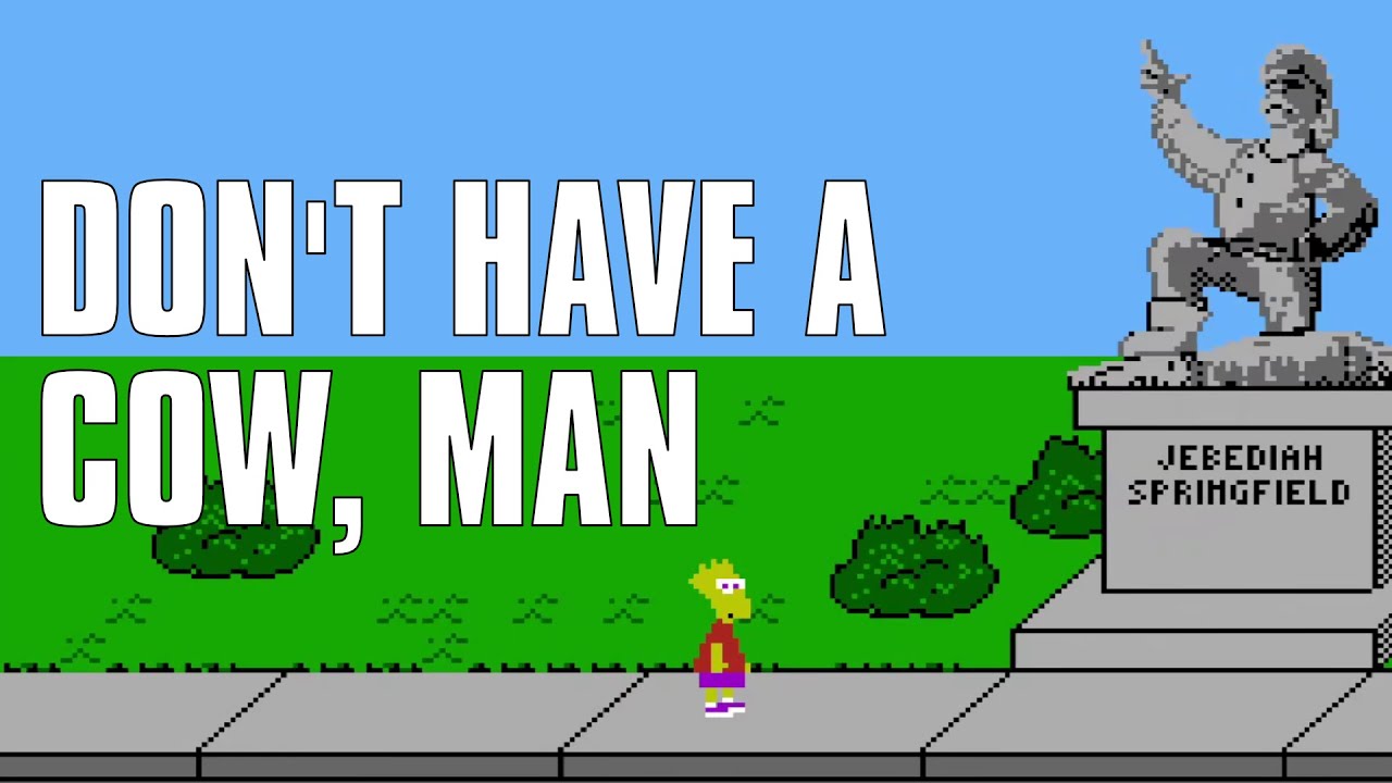 Don't Have A Cow, Man! It's Episode 38 of Ranking the NES! - YouTube