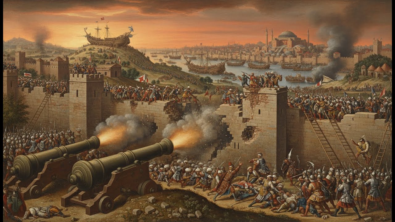Fall Of Constantinople 1453 - Ottoman Wars DOCUMENTARY | Battle Stories ...