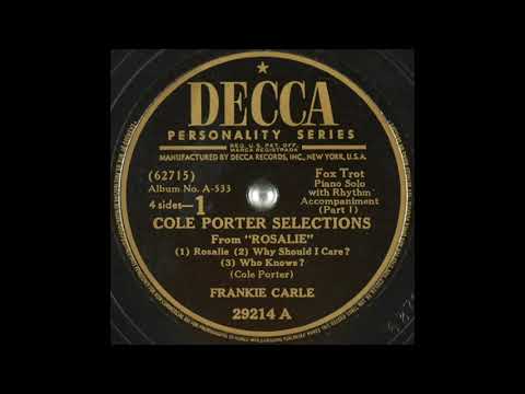 Frankie Carle - Cole Porter Selections from \