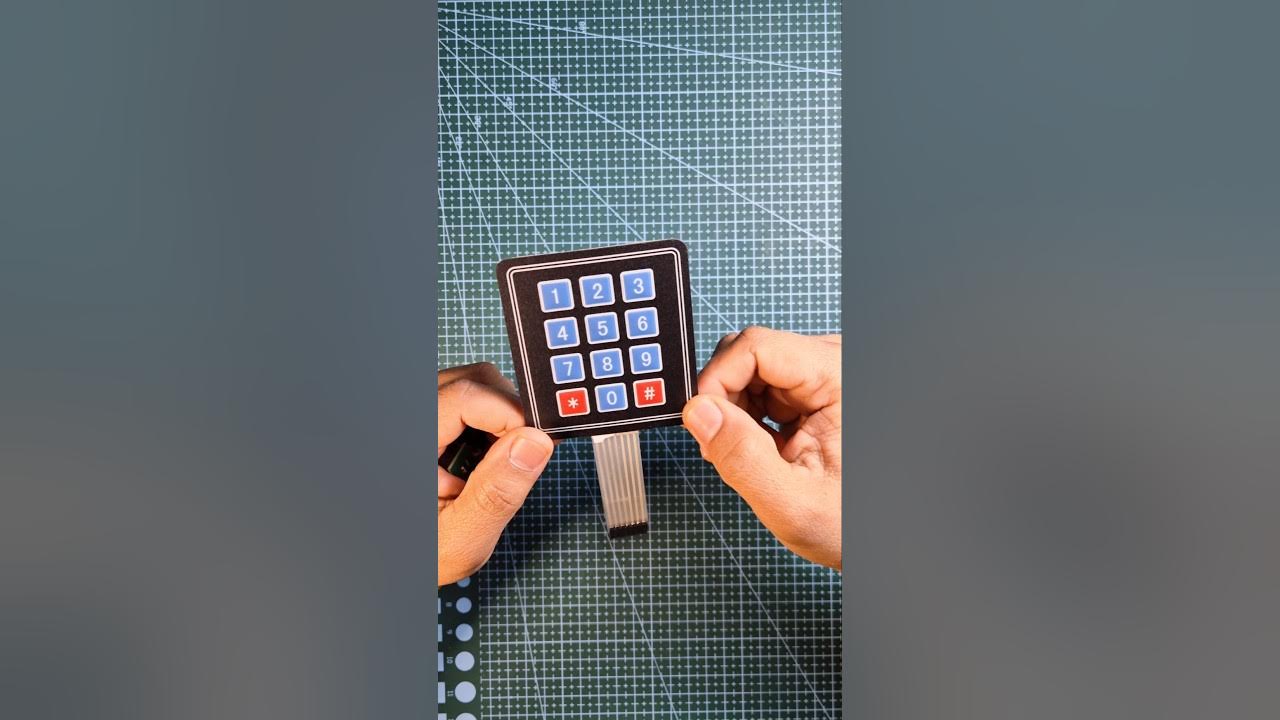 3*4 keypad uses with arduino projects #arduinoproject #diy #shorts - YouTube
