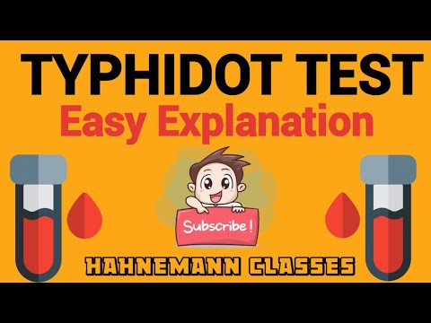 || TYPHIDOT TEST EASILY EXPLAINED || TYPHOID FEVER || WIDAL TEST ...