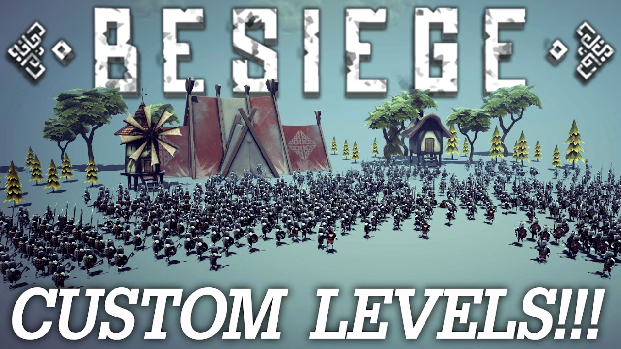MAKE CUSTOM LEVELS!!! | Besiege 50K SUBS Special! | Level Maker Mod! Coming soon! - YouTube