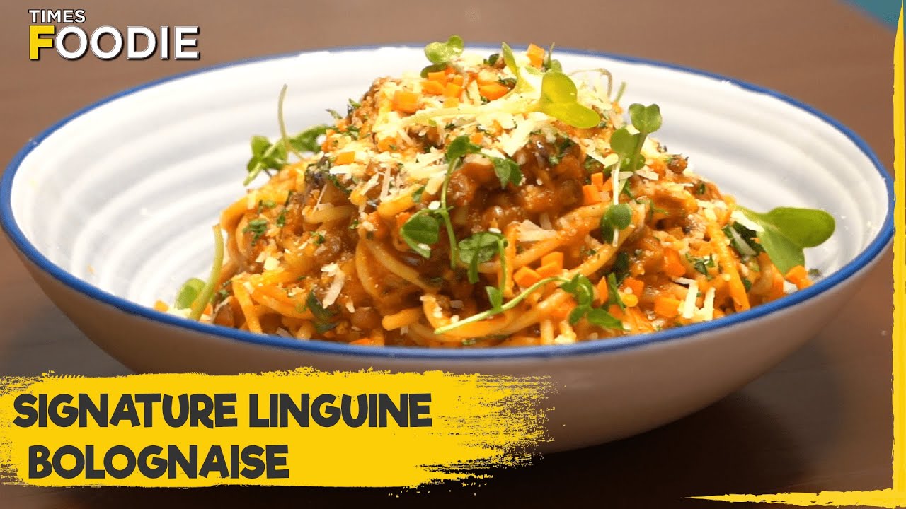 Signature Linguine Bolognaise | A Lentil-Based Pasta Recipe - YouTube