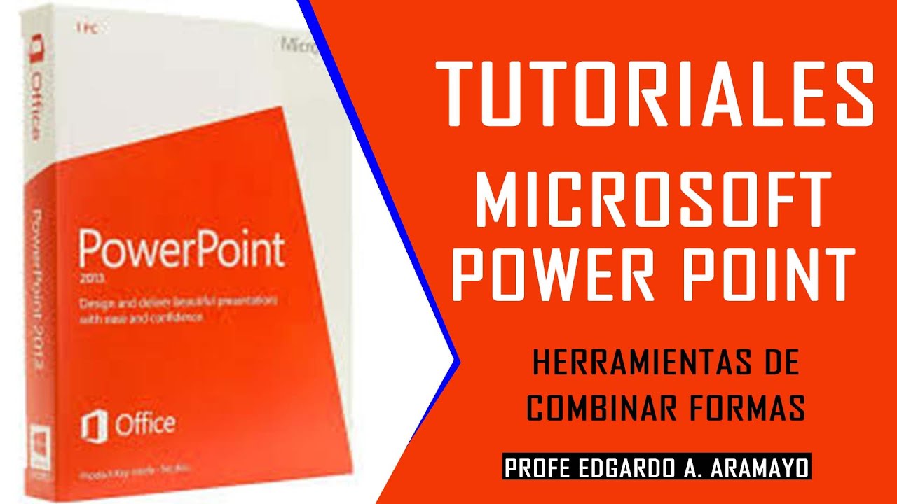 POWER POINT 2019 04 Como utilizar la herramienta de combinar formas ...