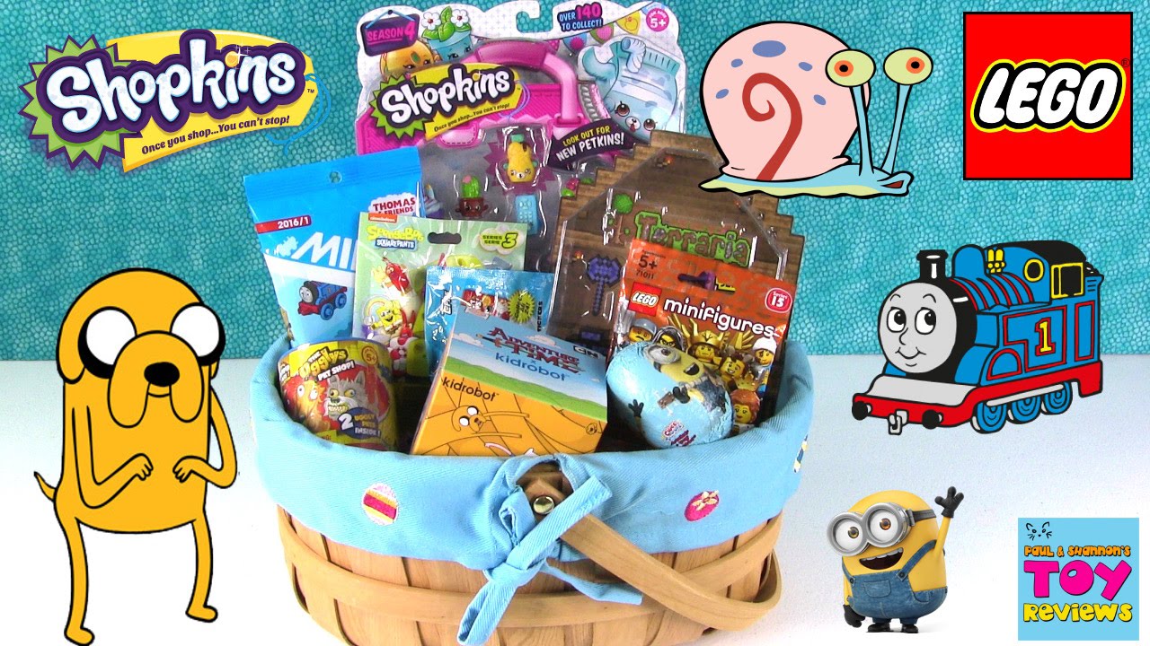 Surprise Blind Bag Easter Basket Opening | Shopkins Egg Lego Ugglys ...