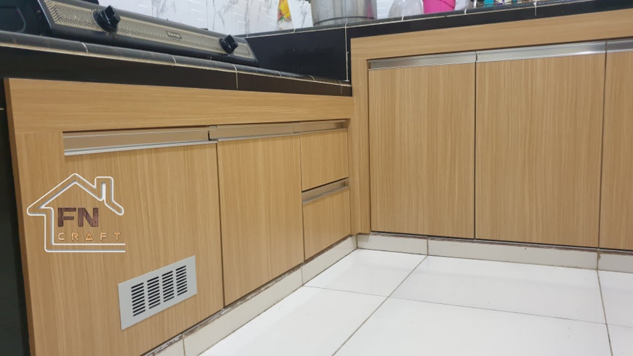 Membuat Kitchen Set Bawah Pakai Frame (lebih mudah saat instalasi ...