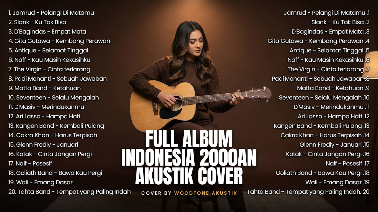 FULL ALBUM AKUSTIK INDONESIA 2000AN 🎶 Cover Lagu Pop Hits Era 2000 ...