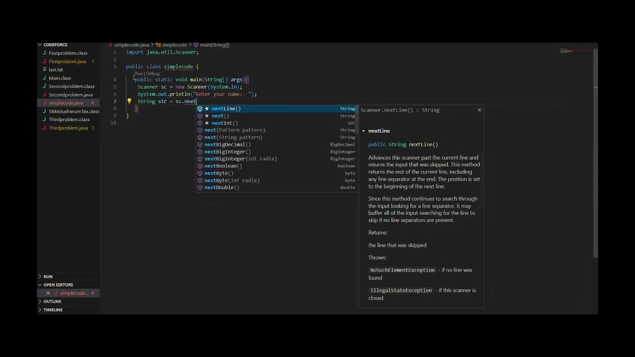 Simple Code of Java - YouTube