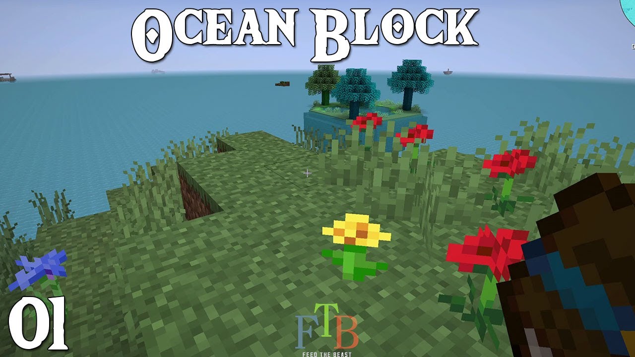 FTB Ocean Block | 01 | Allein auf einer Insel - YouTube