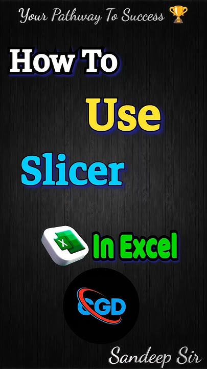 How to use slicer in excel tips and tricks 💯💫 #exceltips #tutorial #shortvideo - YouTube