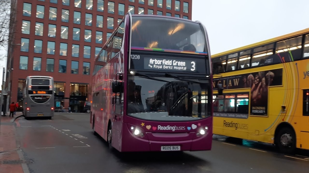 * Rare On Route 3 * Reading Buses ADL Enviro400 1208 (RG05BUS) On Route ...