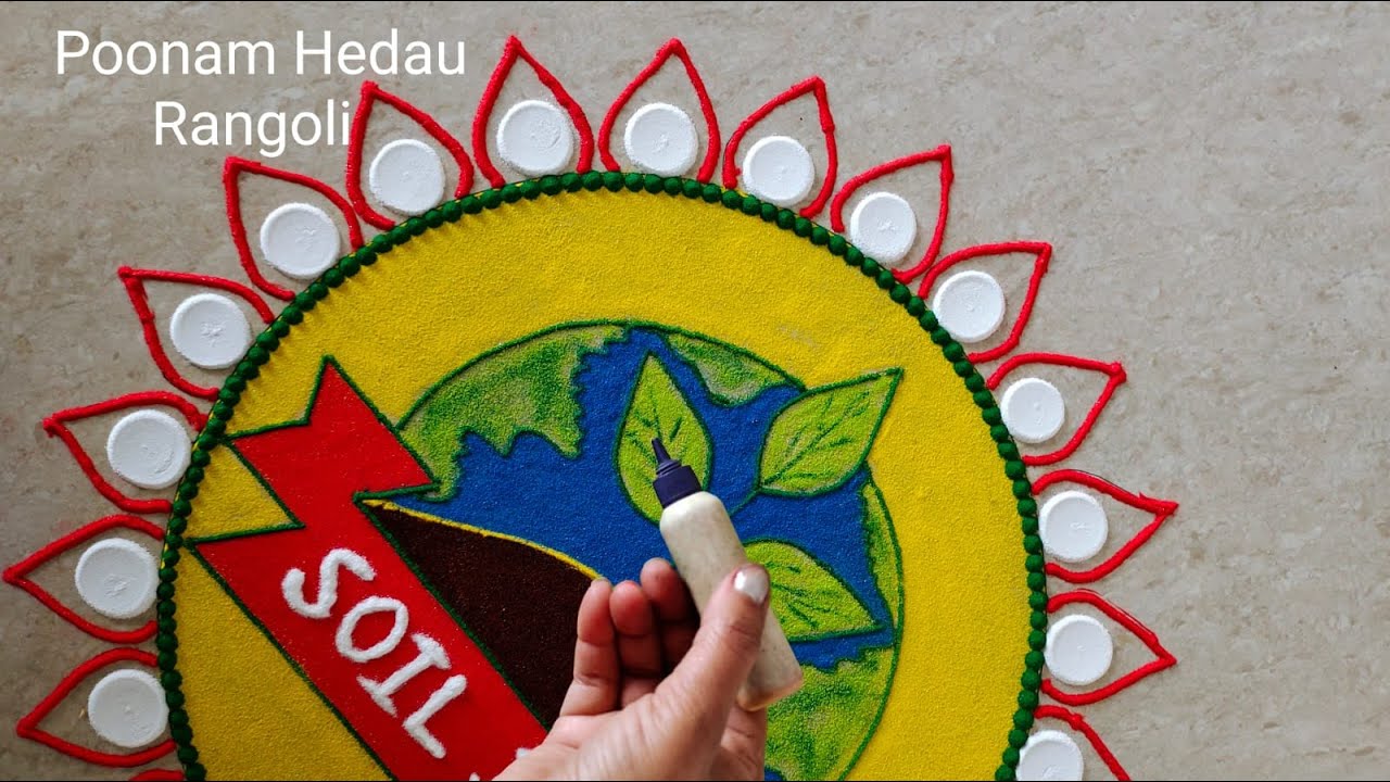 WORLD SOIL DAY RANGOLI | Save Soil Save Earth Rangoli | Competition ...