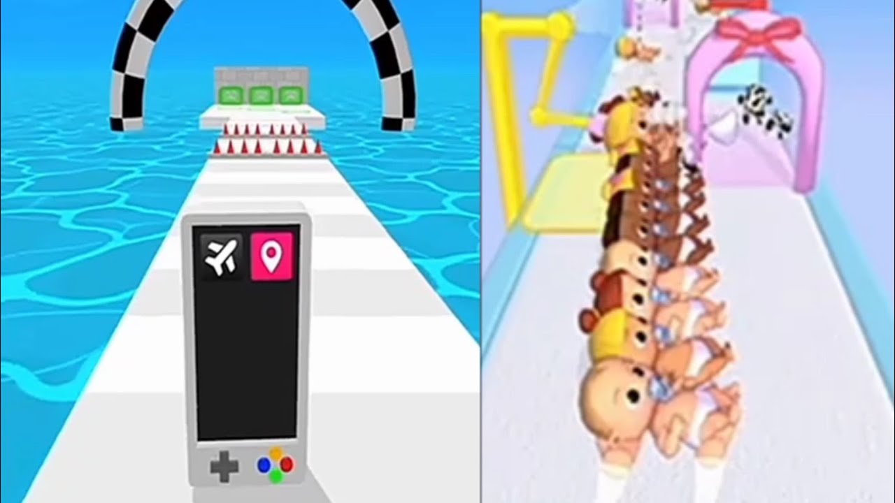 mobile run Vs stack prBabyo walk-through videos gameplay the game ...