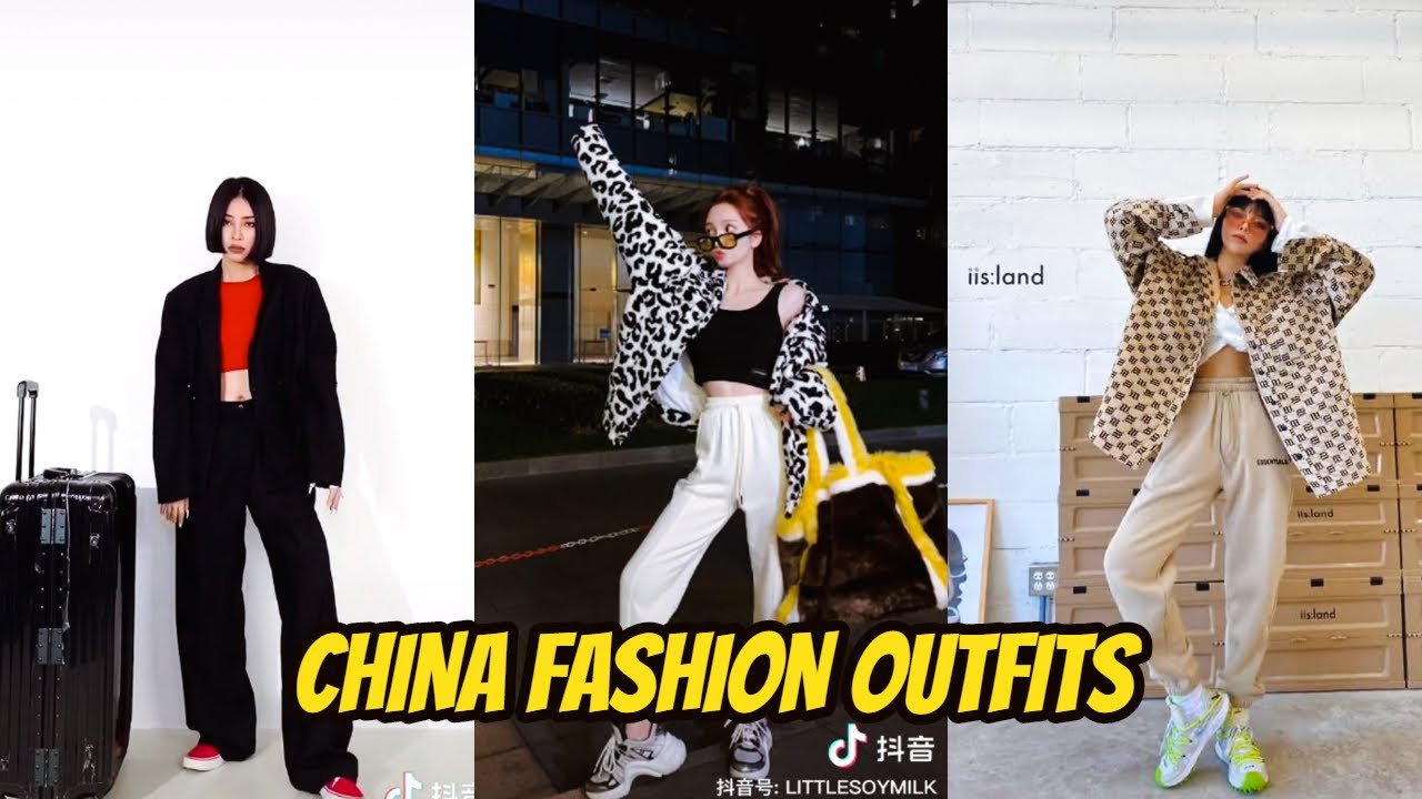 Tik Tok China 🖤 China Fashion Outfit #65 👫trung quốc Thời Trang Phối Đồ ...