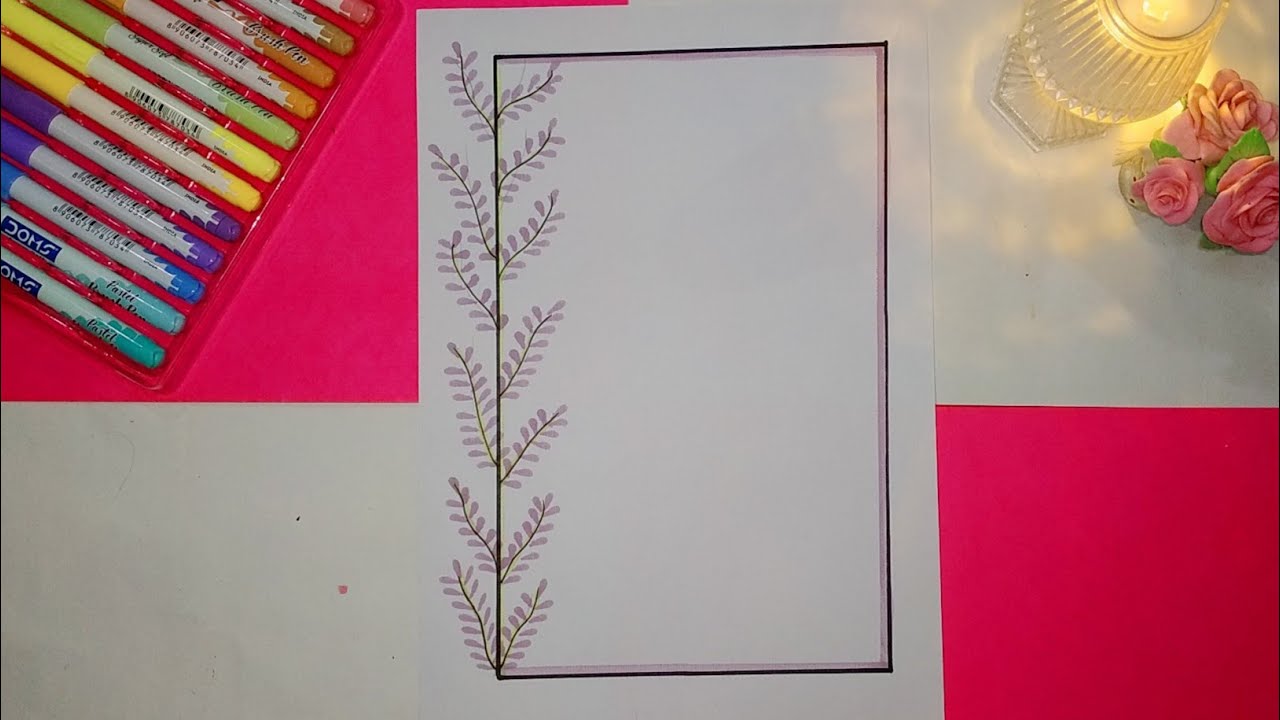 Assignment Front Page Design/A4 Sheet/Project Work Designs/Front Page ...