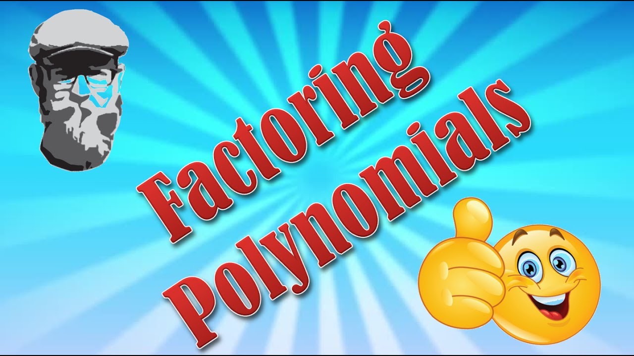 How to Factor Polynomials - Monomials Part 1 Algebra 1 - YouTube