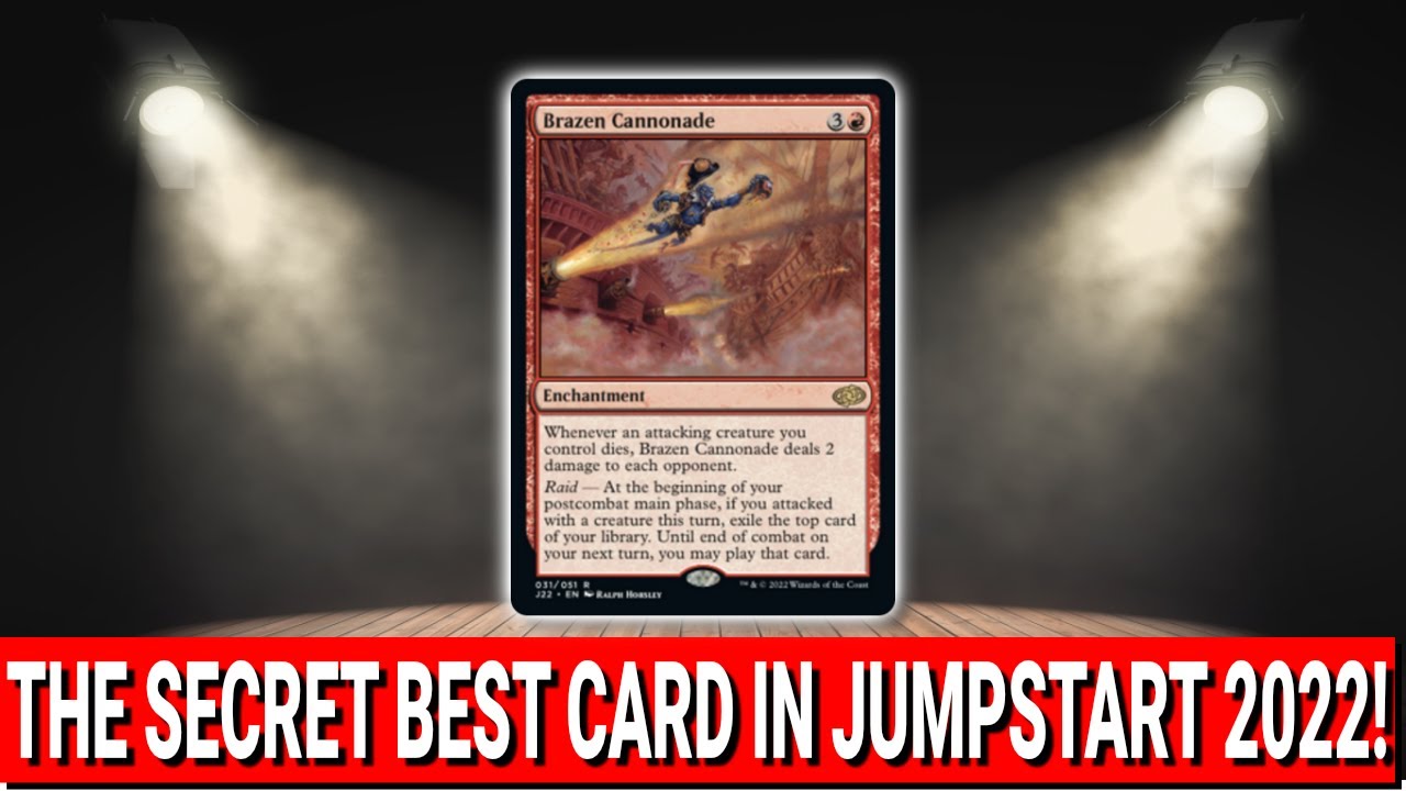 Card Spotlight: Brazen Cannonade - YouTube