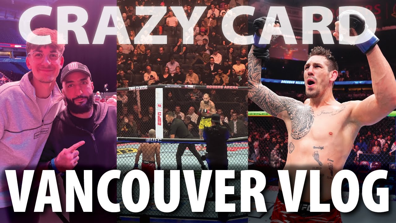 What It’s REALLY Like Attending a UFC Event... (UFC Vancouver Vlog ...