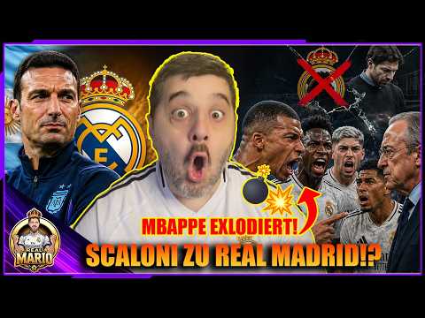 💣💥ERSTE KONTAKTE BESTÄTIGT‼️SCALONI zu REAL MADRID⁉️|⛔⚠️MBAPPÉ EXPLODIERT gegen Real Madrid❌🤯