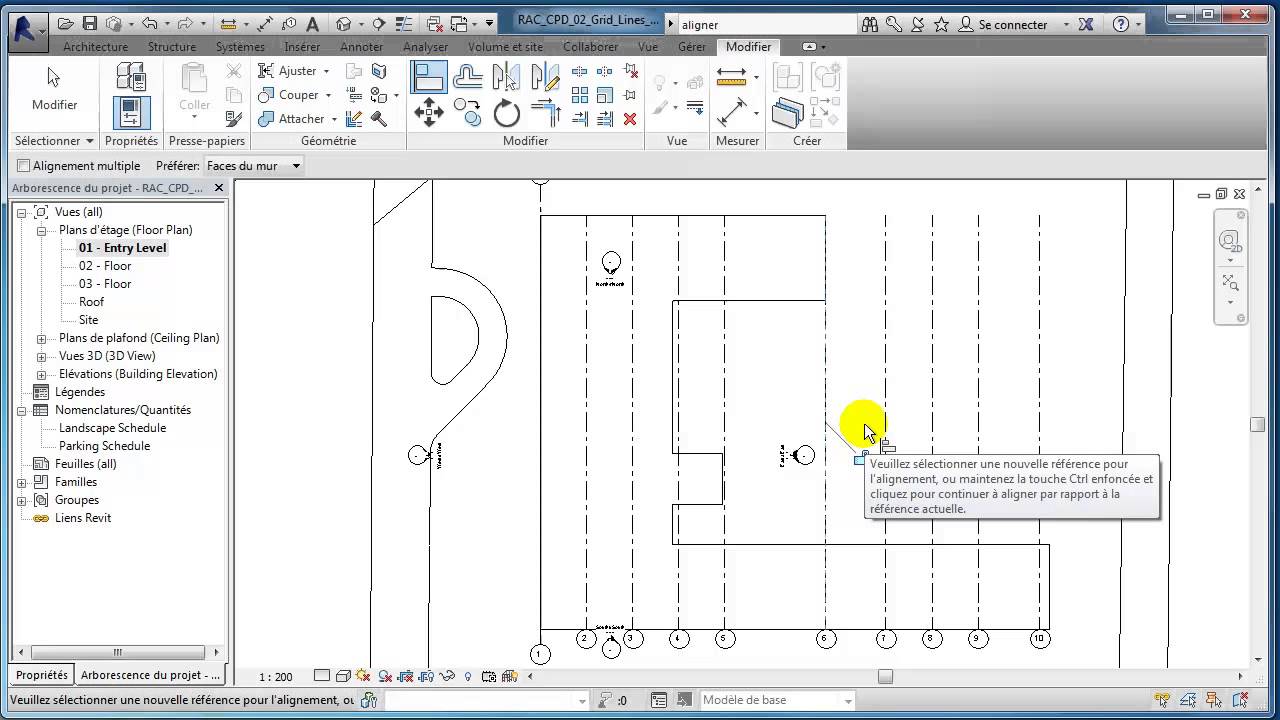 Revit ARC 2014: Ex. 2.3 - YouTube