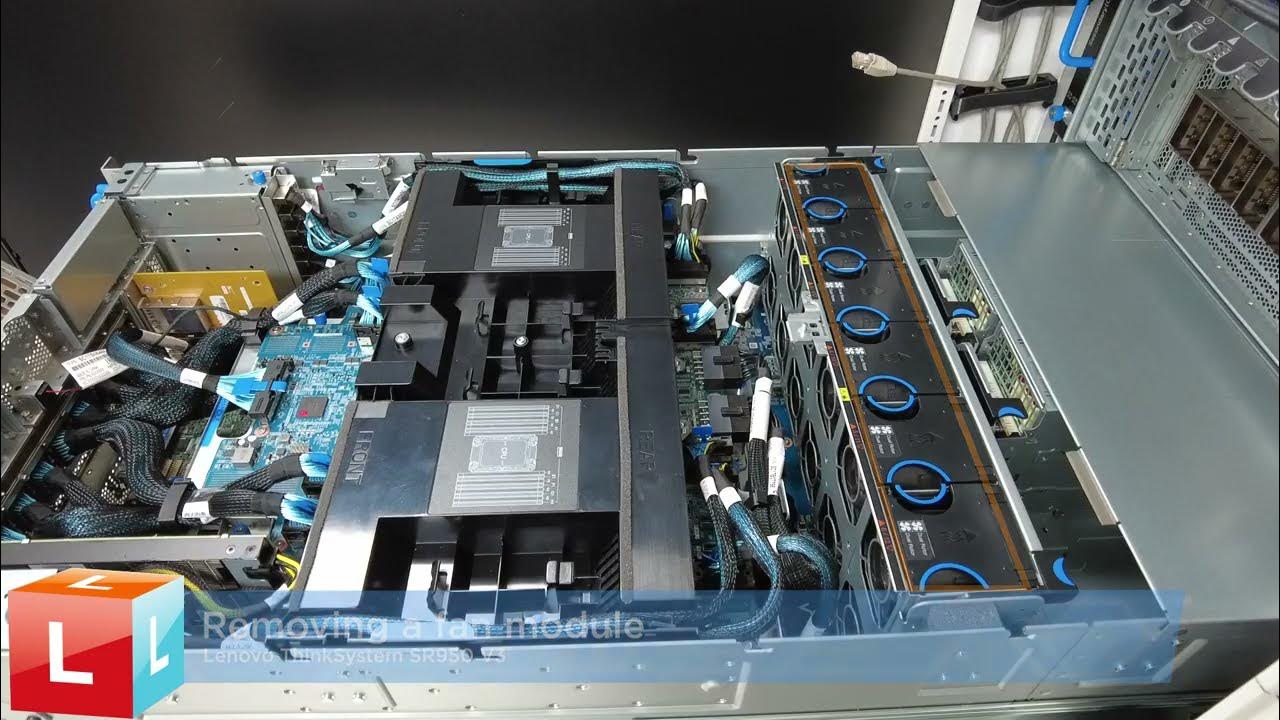 Thinksystem Sr950 V3 Removing A Fan Module Youtube