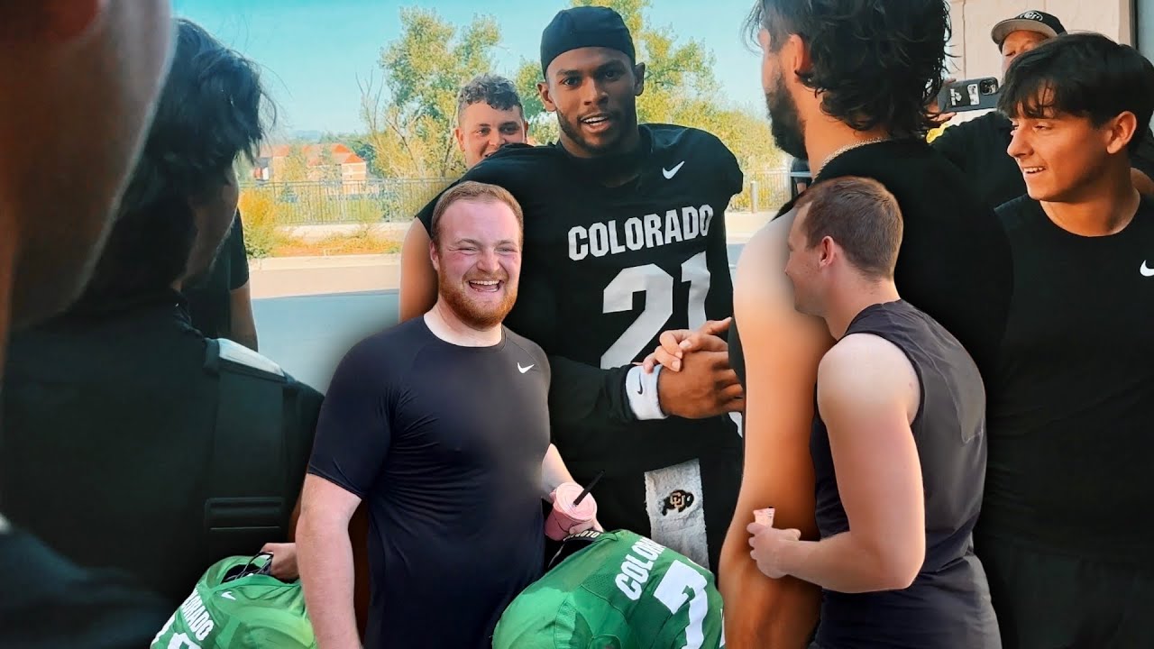 Shilo Sanders Interview CRASHED by teammates (Talks Coach Prime ...